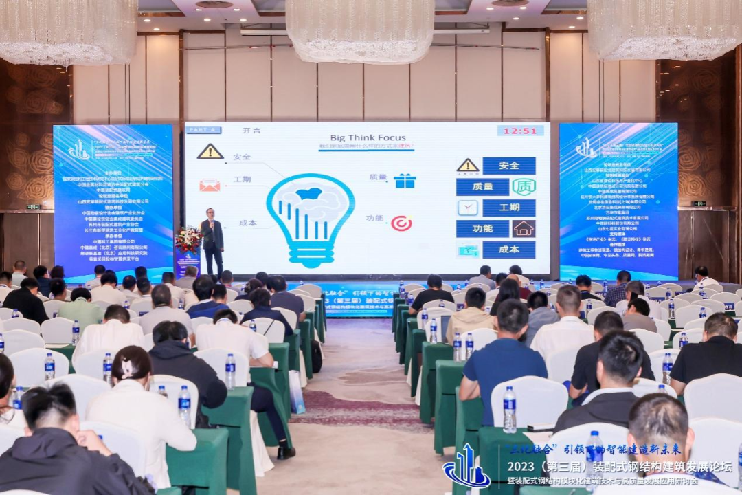 Li Zhiwu attended the 2023 (3rd) Prefabricated Steel Structure Building ...